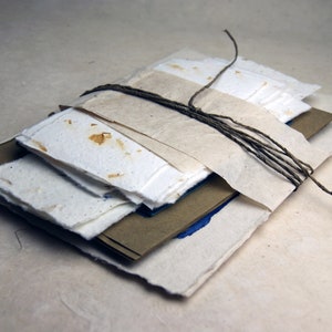 Paper Scrap for Craft Projects - Random Swatch Collection of Seeded and ...