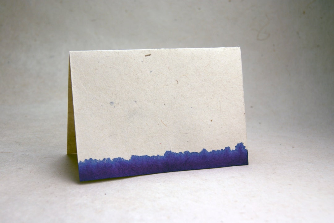 Dip Dyed Seed Paper Card Dye 215-5 Wit Lavender Purple for Thank You ...