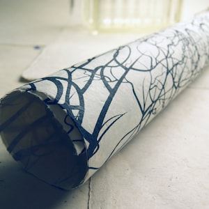 Tree Root Pattern Lotka Wrapping Paper Holiday Gift Wrap 3 Sheets Black ...