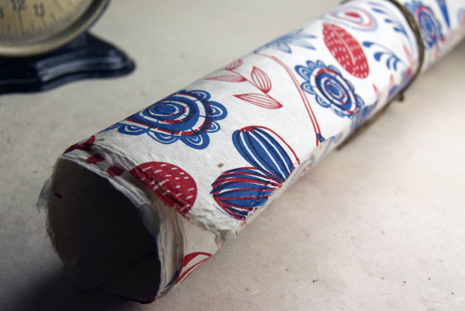Danish Garden Handmade Wrapping Paper Gift Wrap 3 or 10 Sheets Red and ...