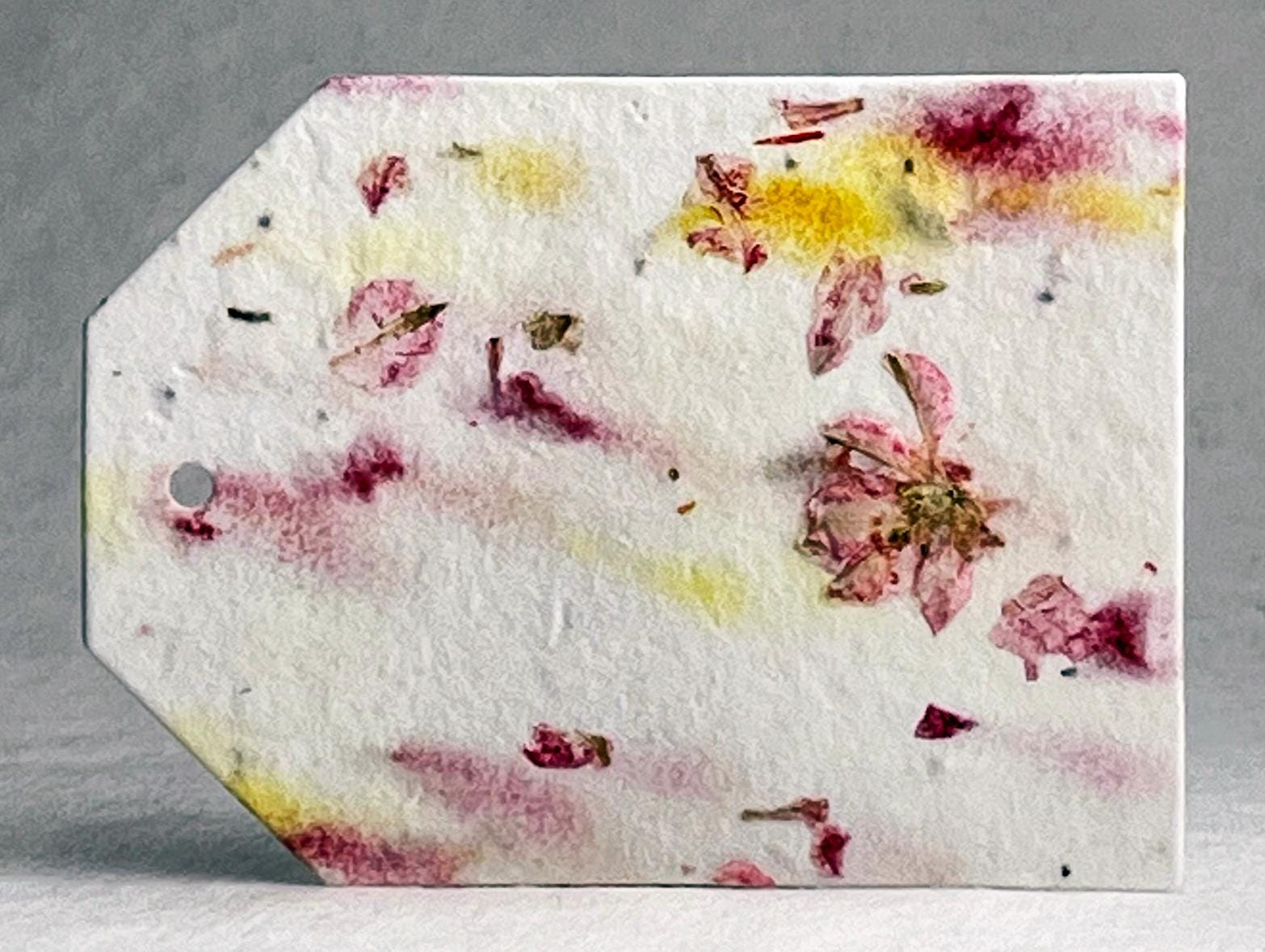 Seed Paper Tags 2.5" Wide by 3.375" Tall Wildflower Handmade Paper ...