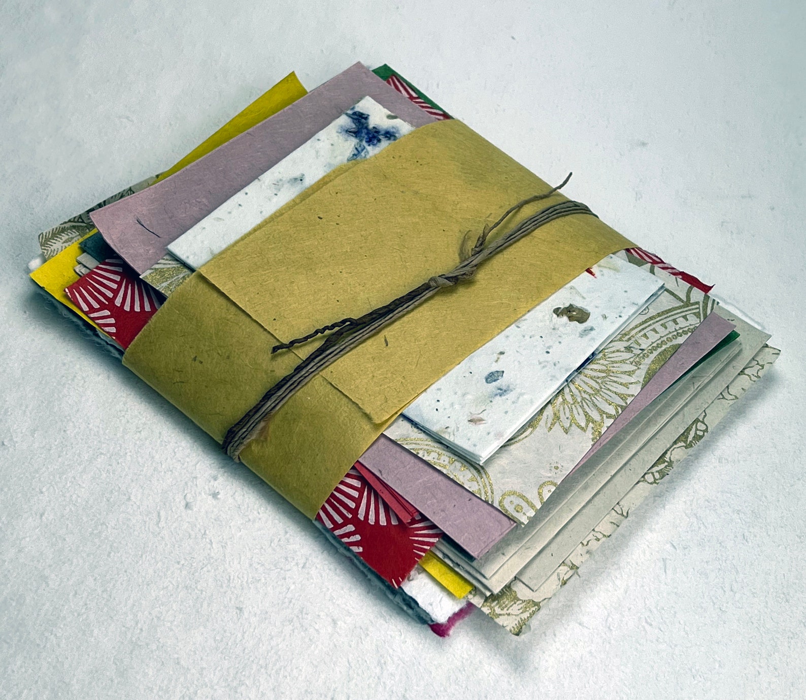 Paper Scrap for Craft Projects - Random Swatch Collection of Seeded and ...