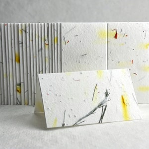 Flower Seed Paper Folding Table Card - Place Card / Name Card / Gift ...