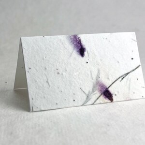 Flower Seed Paper Folding Table Card - Place Card / Name Card / Gift ...