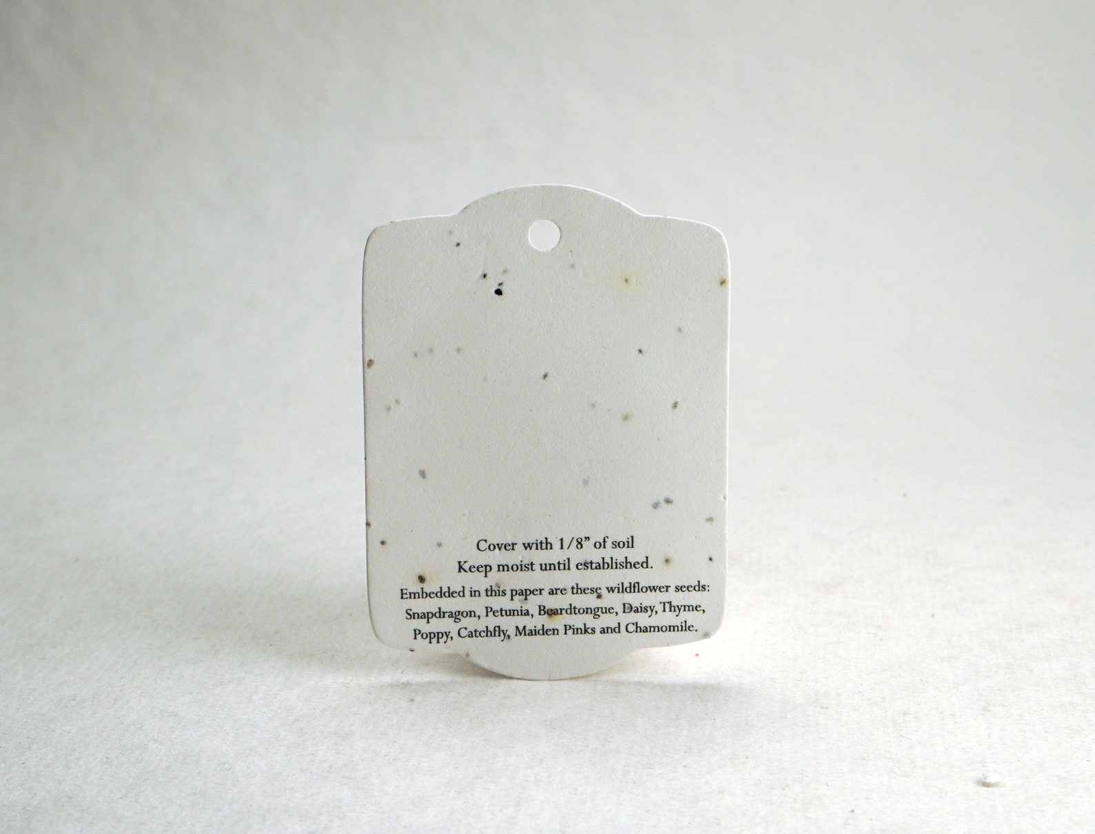 Seed Paper Gift Tags Blue Watercolor Design 3.25 Wide by - Etsy