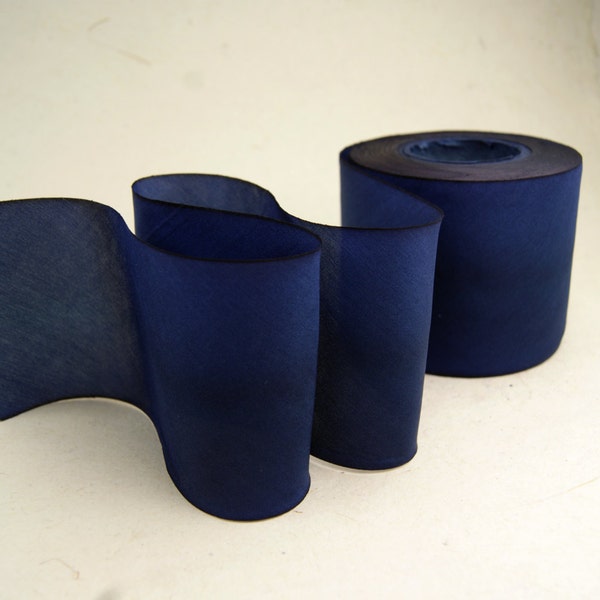 Dark Blue Ribbon - Etsy