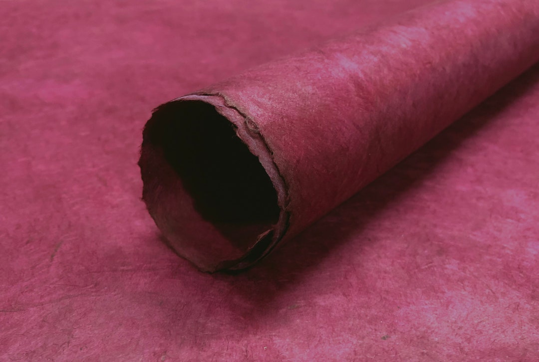 Wine Red Handmade Wrapping Paper Gift Wrap Set of Three or Ten Large ...