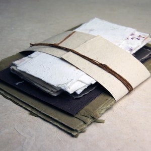 Paper Scrap for Craft Projects - Random Swatch Collection of Seeded and ...