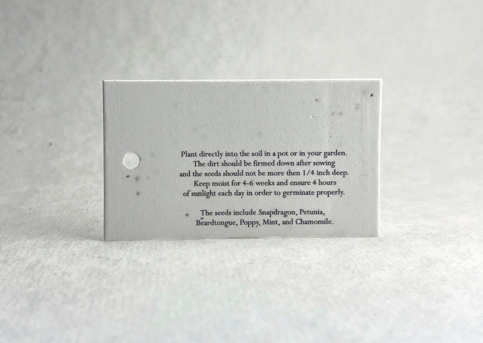 Thank You Seed Paper Gift Tags 2" Wide by 3.5" Tall Set of 16 - Etsy