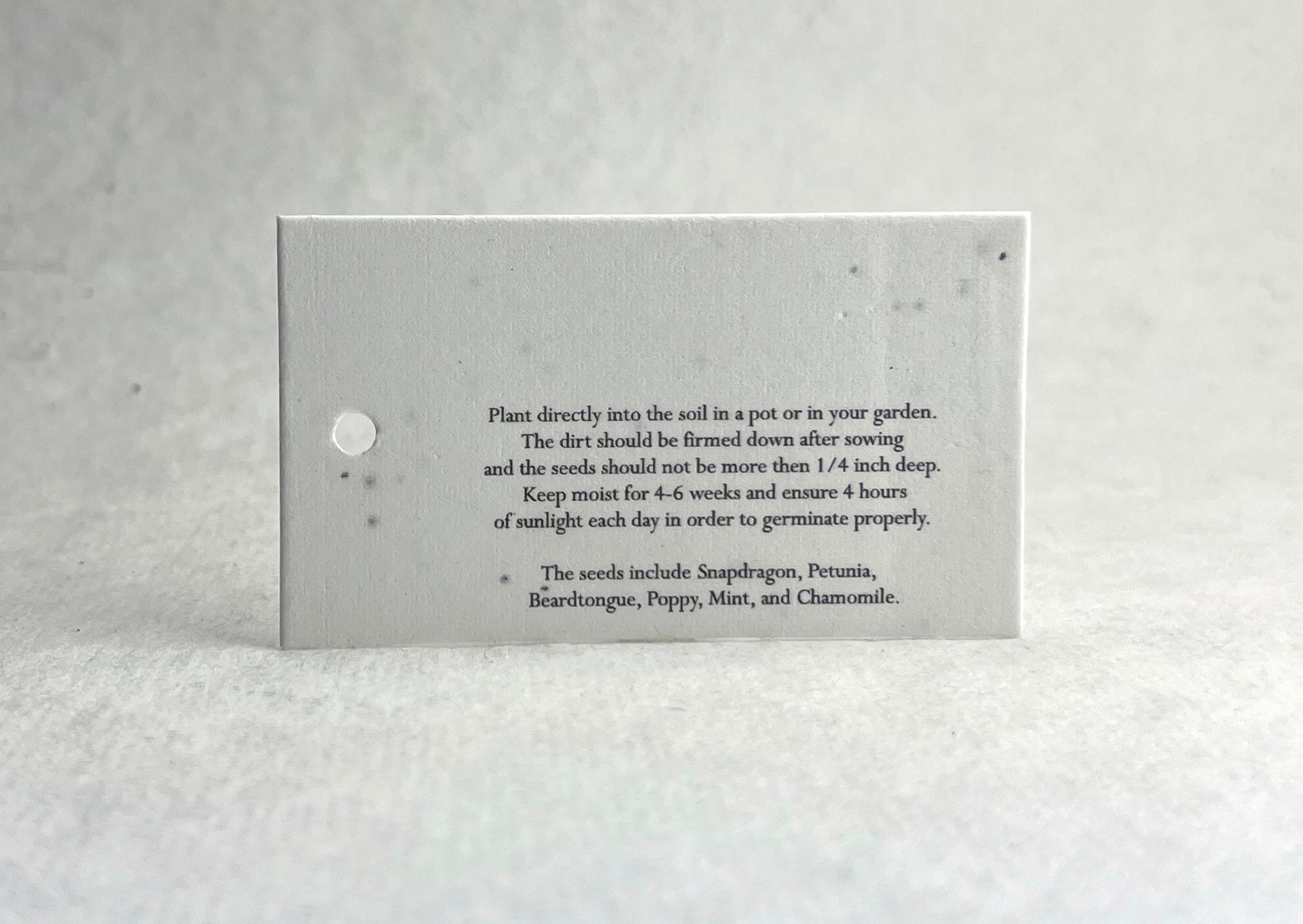 Thank You Seed Paper Gift Tags 2" Wide by 3.5" Tall Set of 16 - Etsy
