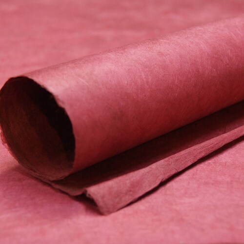 Cranberry Red Handmade Wrapping Paper Gift Wrap Set of Three - Etsy
