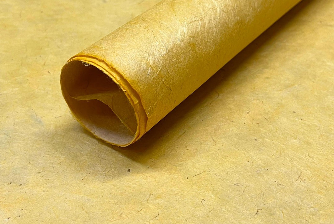 Turmeric Handmade Lotka Nepal Wrapping Paper Gift Wrap 3 or 10 Sheets ...