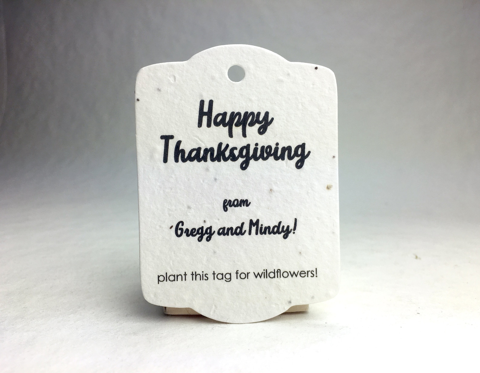 Personalized Seed Paper Tags Add Your Name 3.25 Wide - Etsy