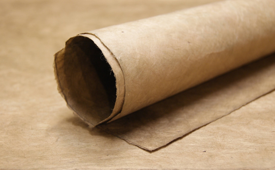 Tan Handmade Wrapping Paper Gift Wrap Set of Three or Ten Large Sheets ...