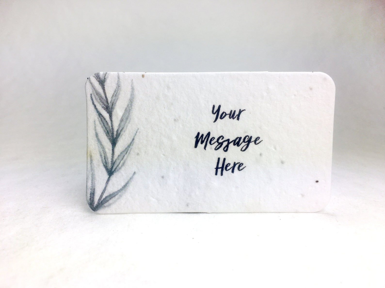 Custom Personalized Seed Paper Card With Planting - Etsy
