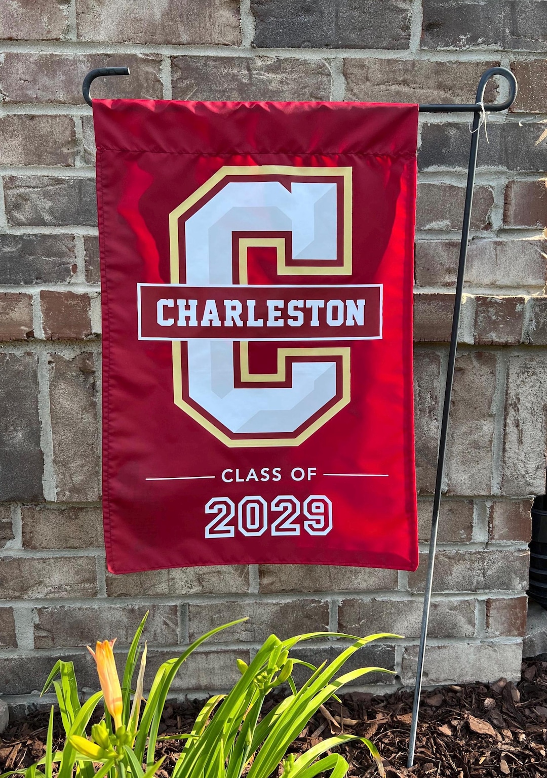 Charleston Garden Flag - C/o 2029 - Etsy