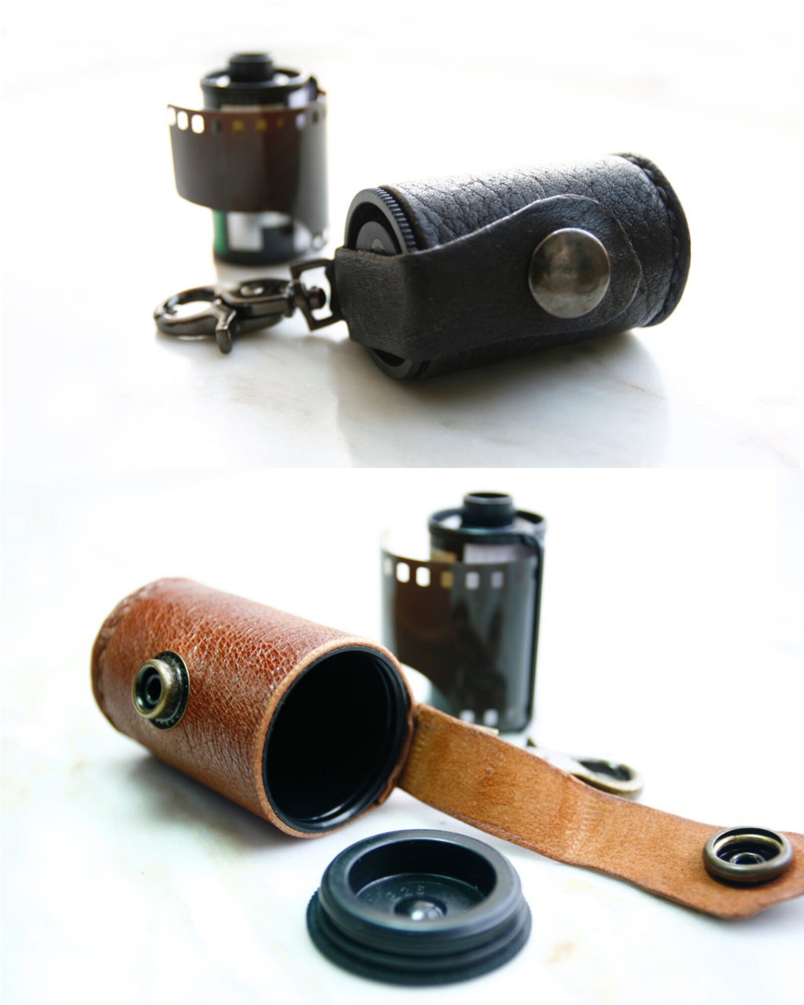Handmade Leather 35mm Film Bottle Case - Made to Order - Etsy
