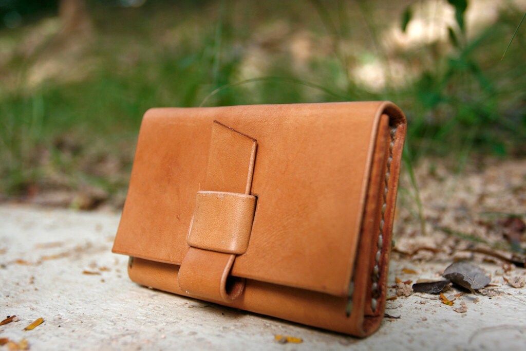 Handmade Leather Card Holder - Made to Order - Etsy