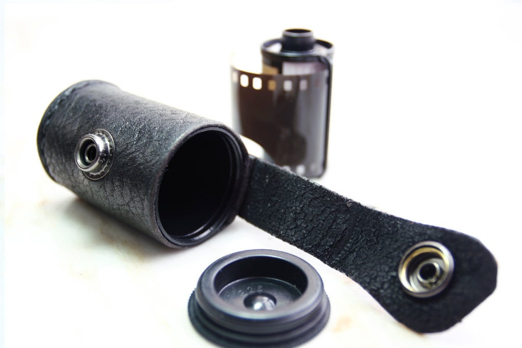 Handmade Leather 35mm Film Bottle Case - Made to Order - Etsy