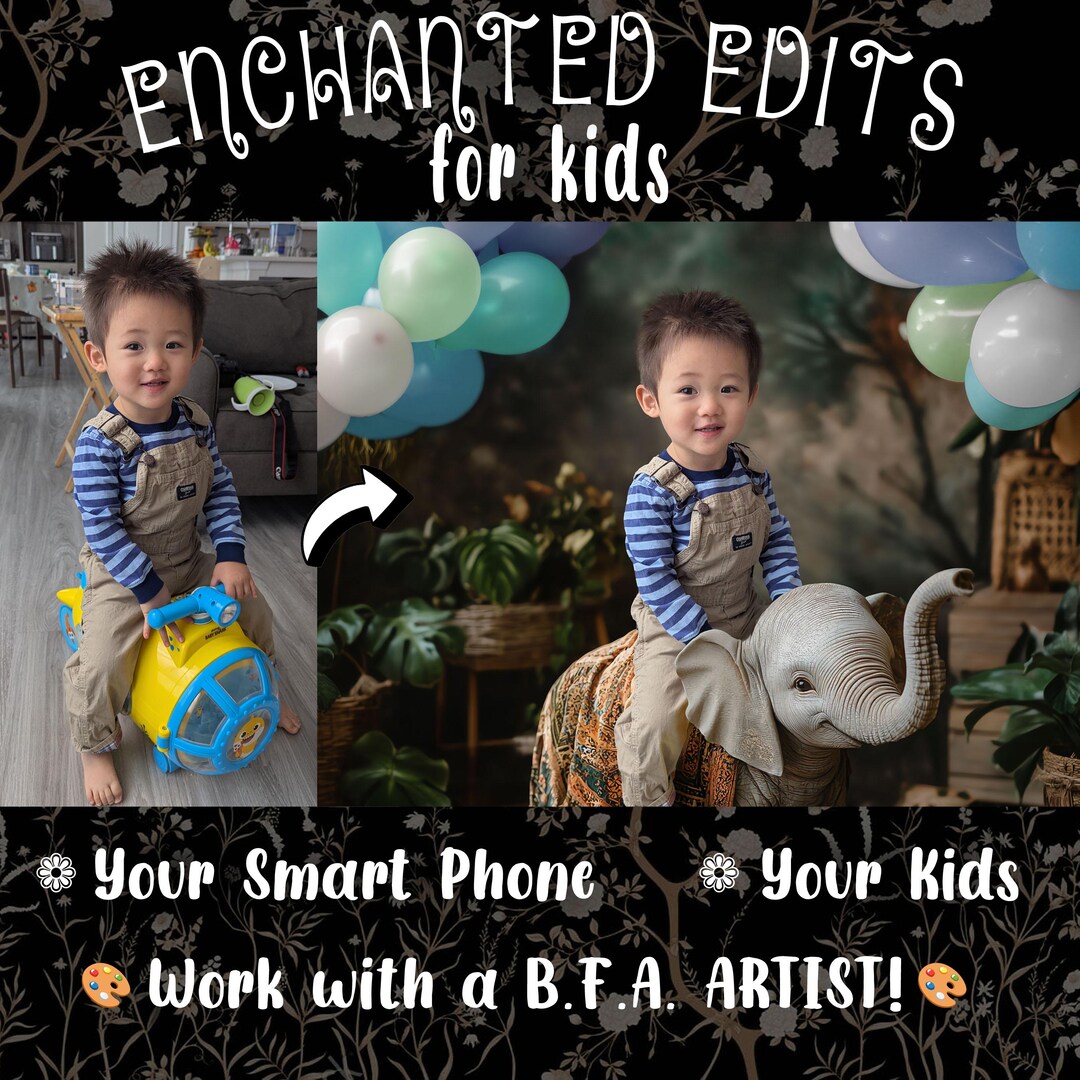 Photo Editing for Kids, Fantasy Photoshop Art, Custom Personalized ...
