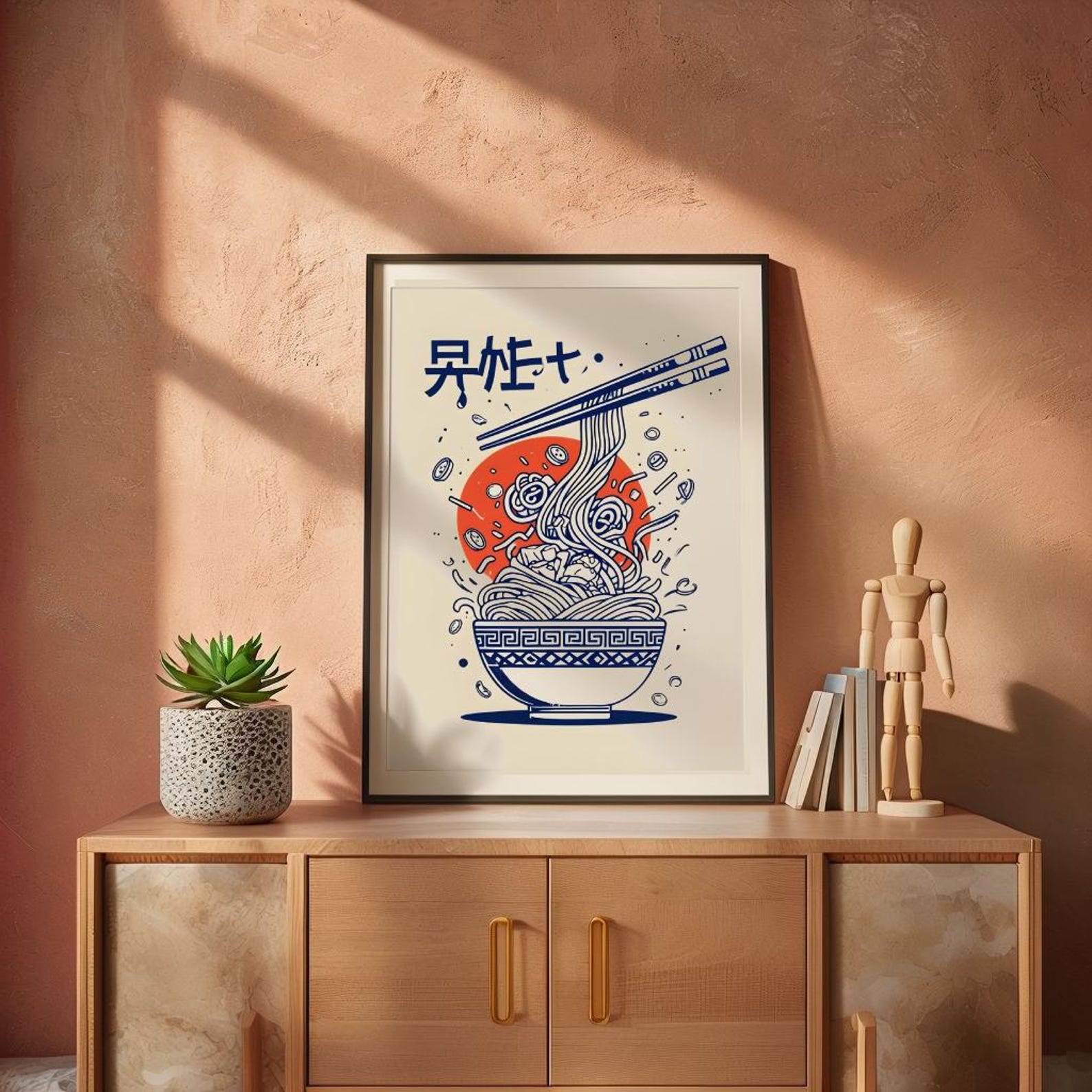 Japanese Ramen Noodle Poster Print - Etsy