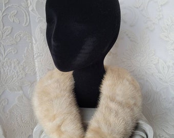 White Fur Collar - Etsy