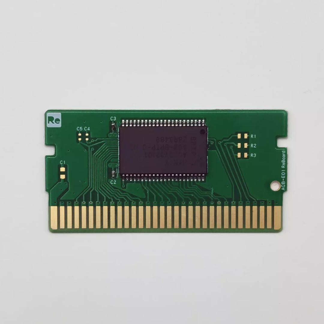 Reboard GBA - Replacement Game Cartridge PCB AGB-E01 - Etsy Canada