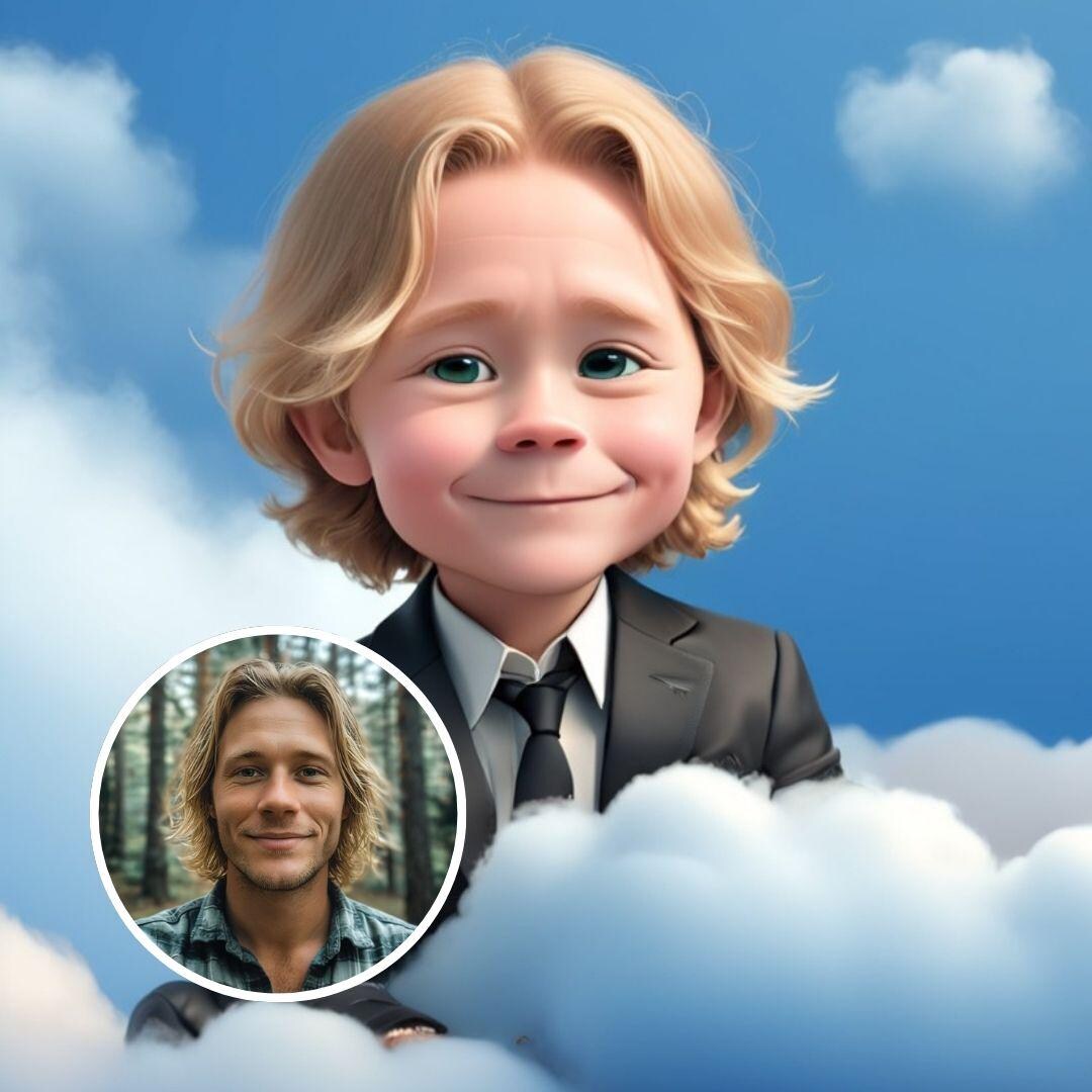 Personalized AI Cartoon Portrait | Custom Digital Avatar | 3D Cloud ...
