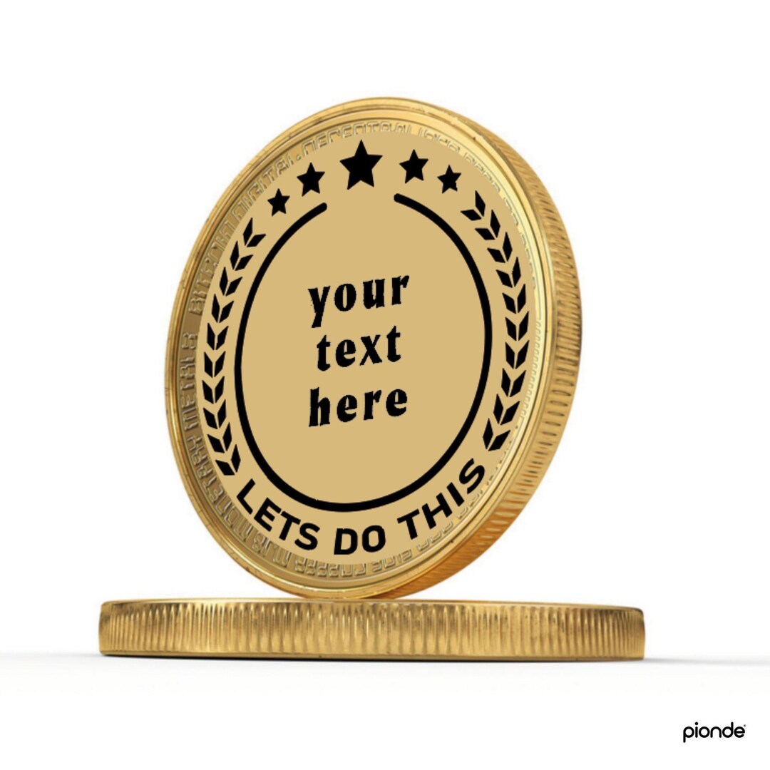 Challenge Coin Custom Text - Motivational Lets Do This Token ...