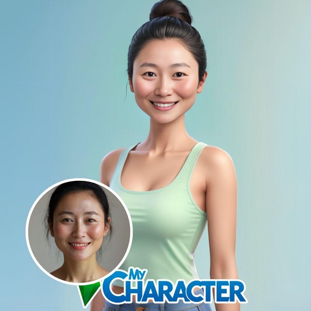 Custom 3D Avatar Portrait, Personalized Digital Character, AI Cartoon ...