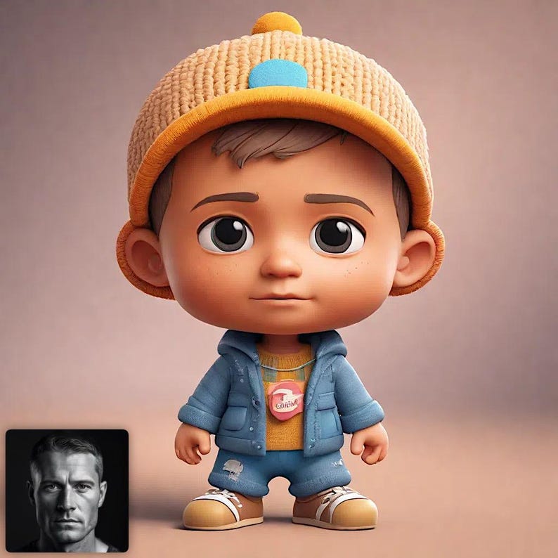 Personalized Cartoon Portrait From Photo | Custom Family Portrait ...