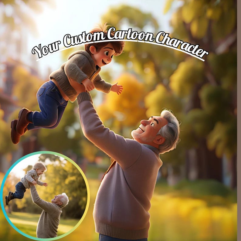 Custom Anime-style Digital Sticker Portrait - Personalized Cartoon ...