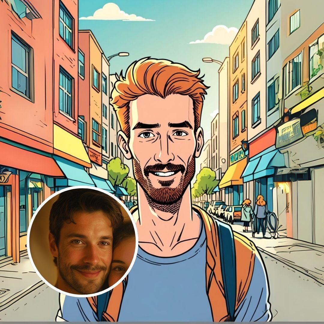 Custom Comic Style Portrait, Personalized Digital Cartoon Avatar, Pop ...