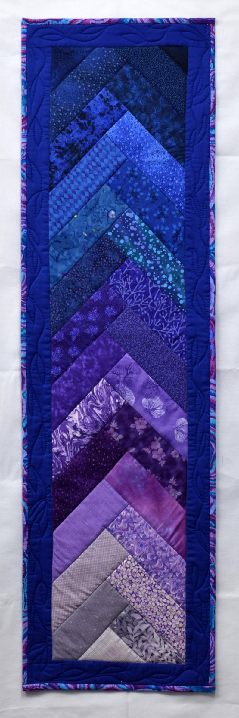 Quilted Insulated Decorative Sunset Table Runner Trivet, Safe for Hot ...