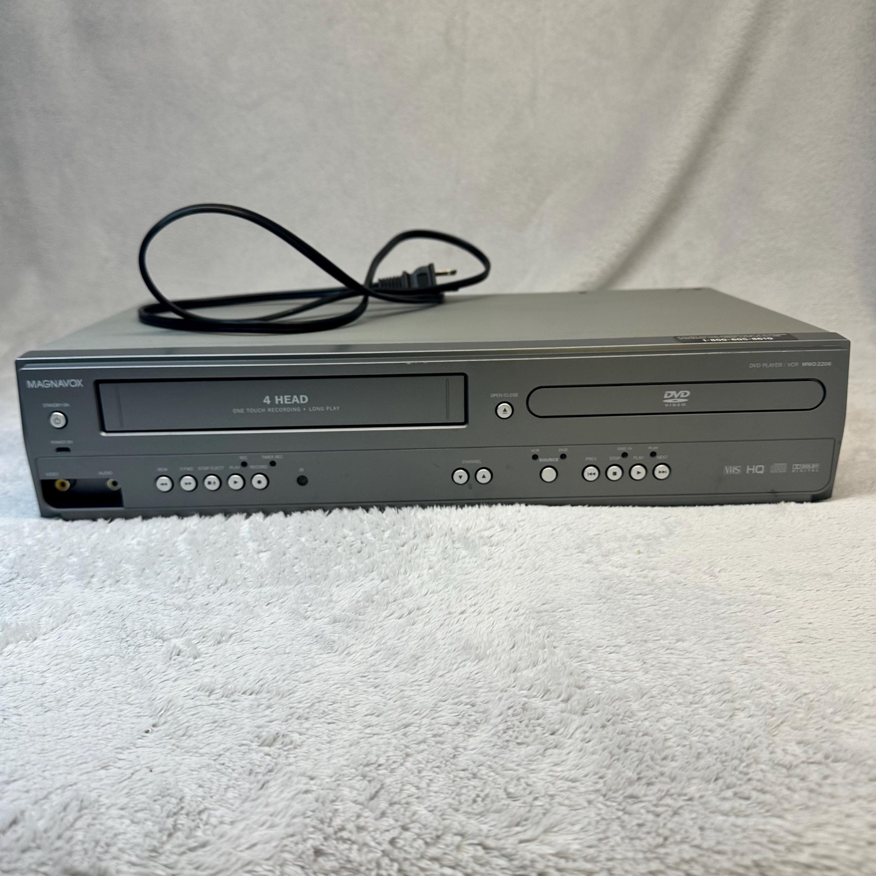 Magnavox MWD2206 DVD VCR Combo VHS Player Recorder No Remote Tested ...