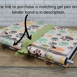 Dog Paw Prints, Index Card Binder, New Puppy Owner Planning Journal - Etsy