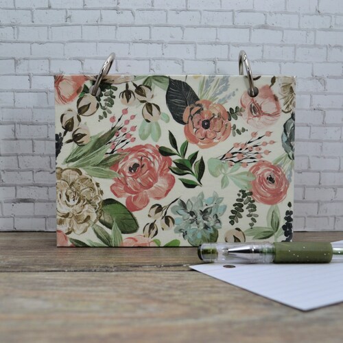 Index Card Binder for Planning Journal or Address Book Earth | Etsy