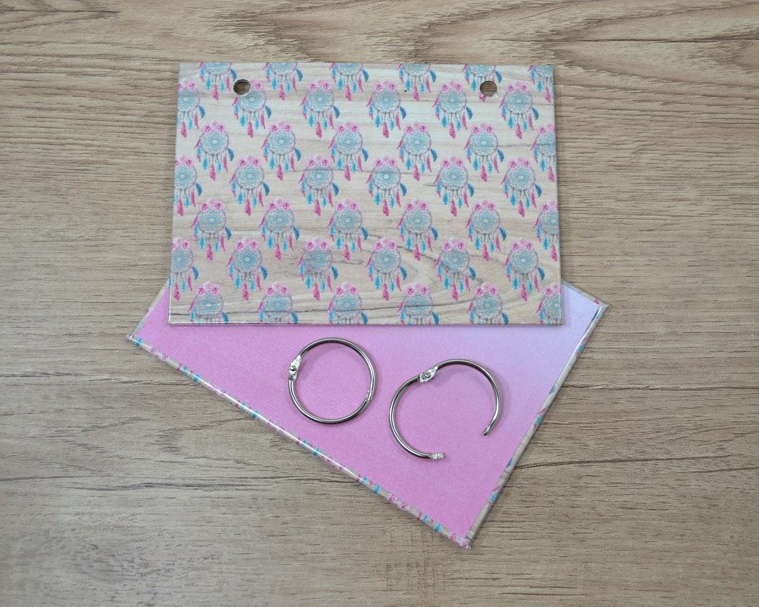 Index Card Binder Cover and Binder Rings ONLY Purple Paisley - Etsy