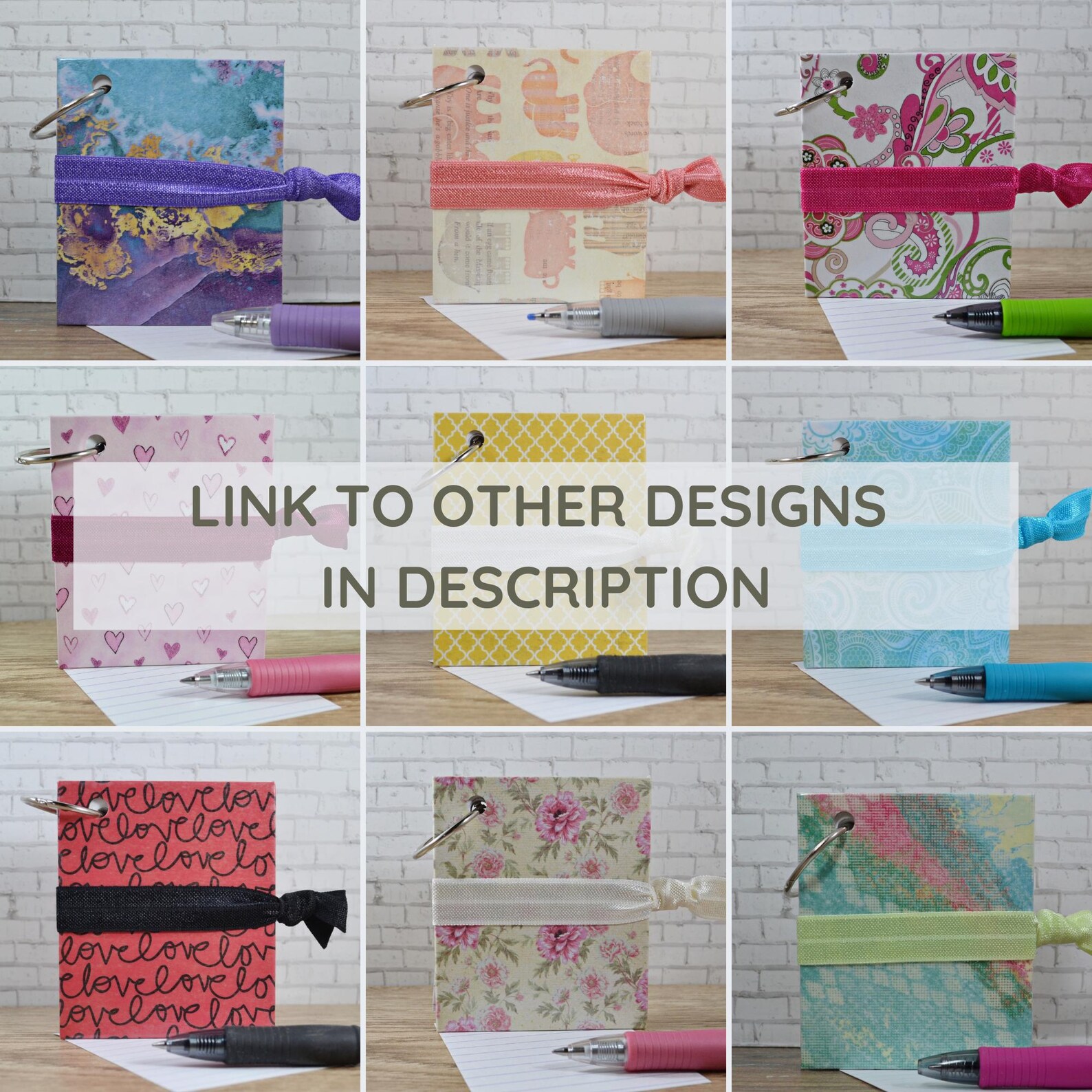 Mini Half Size Index Card Binder, Organize Writers Notes, Flashcards ...