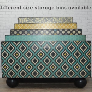 Birch Trees Storage Bin Decoupage Desk Organizer Kitchen - Etsy