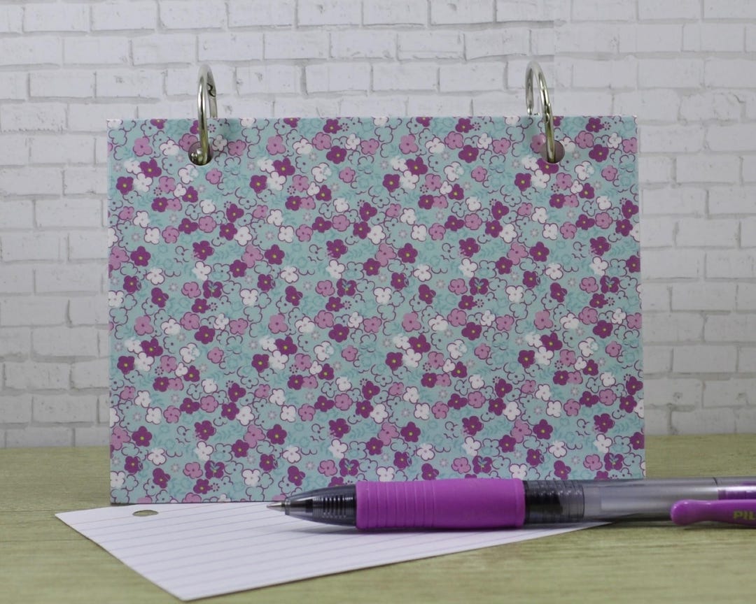 3x5, Index Card Laminated Binder, Journal, Recipe Holder, Blank Tab ...