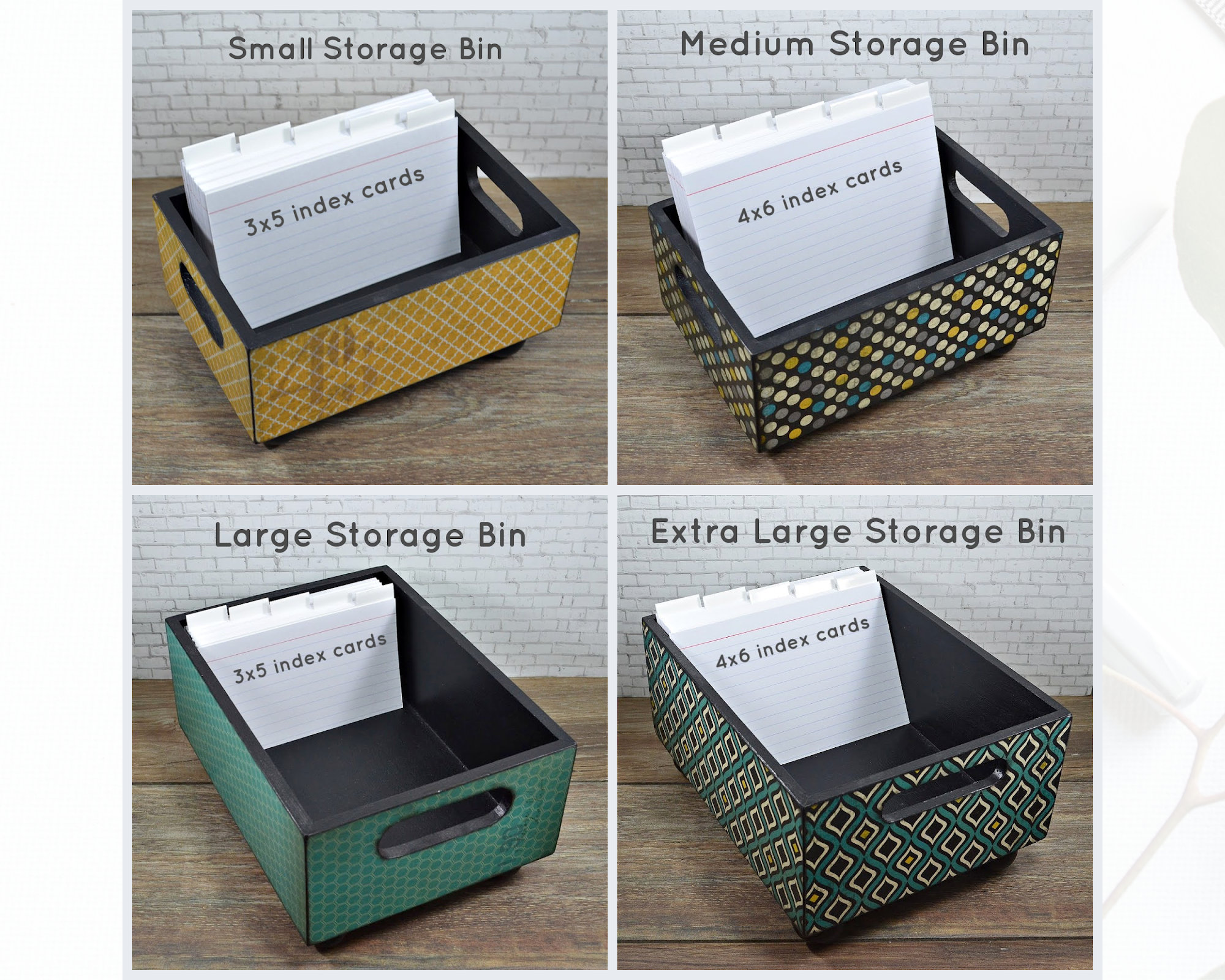 Small Index Card Box