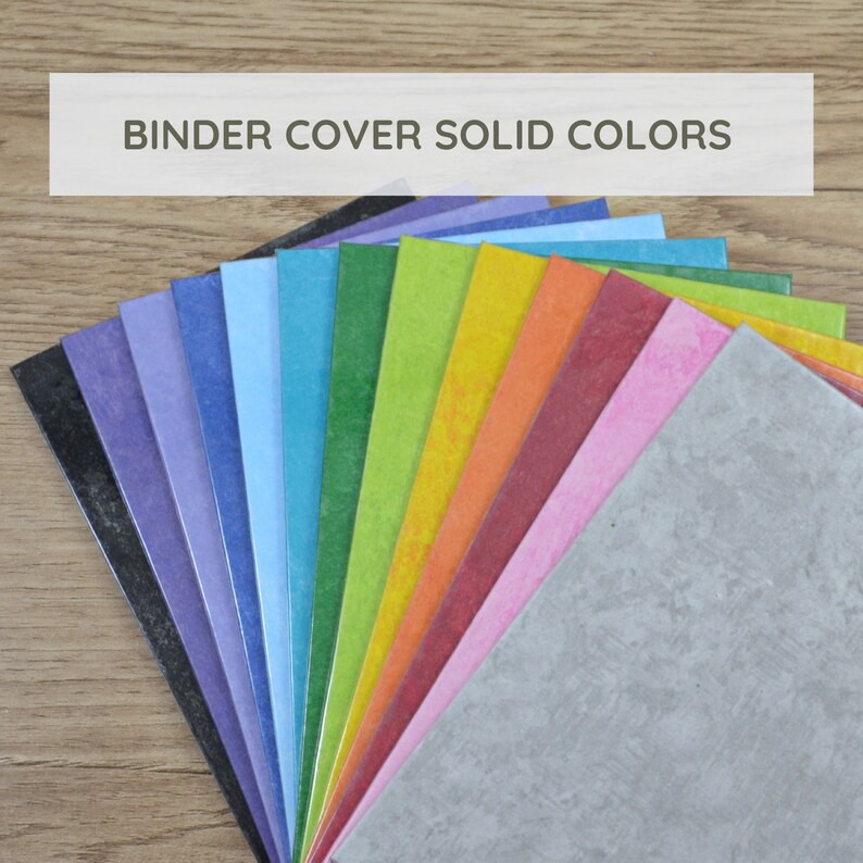 Index Card Binder, Personalized Journal Organizer With Tab Dividers ...
