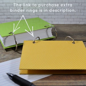 Index Card Binder Personalized Note Organizer With Tab - Etsy