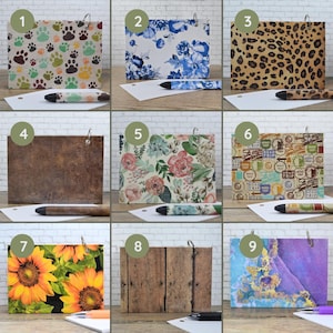 Index Card Binder for 5x8 Index Cards, Clinical Notes, Minimalist ...