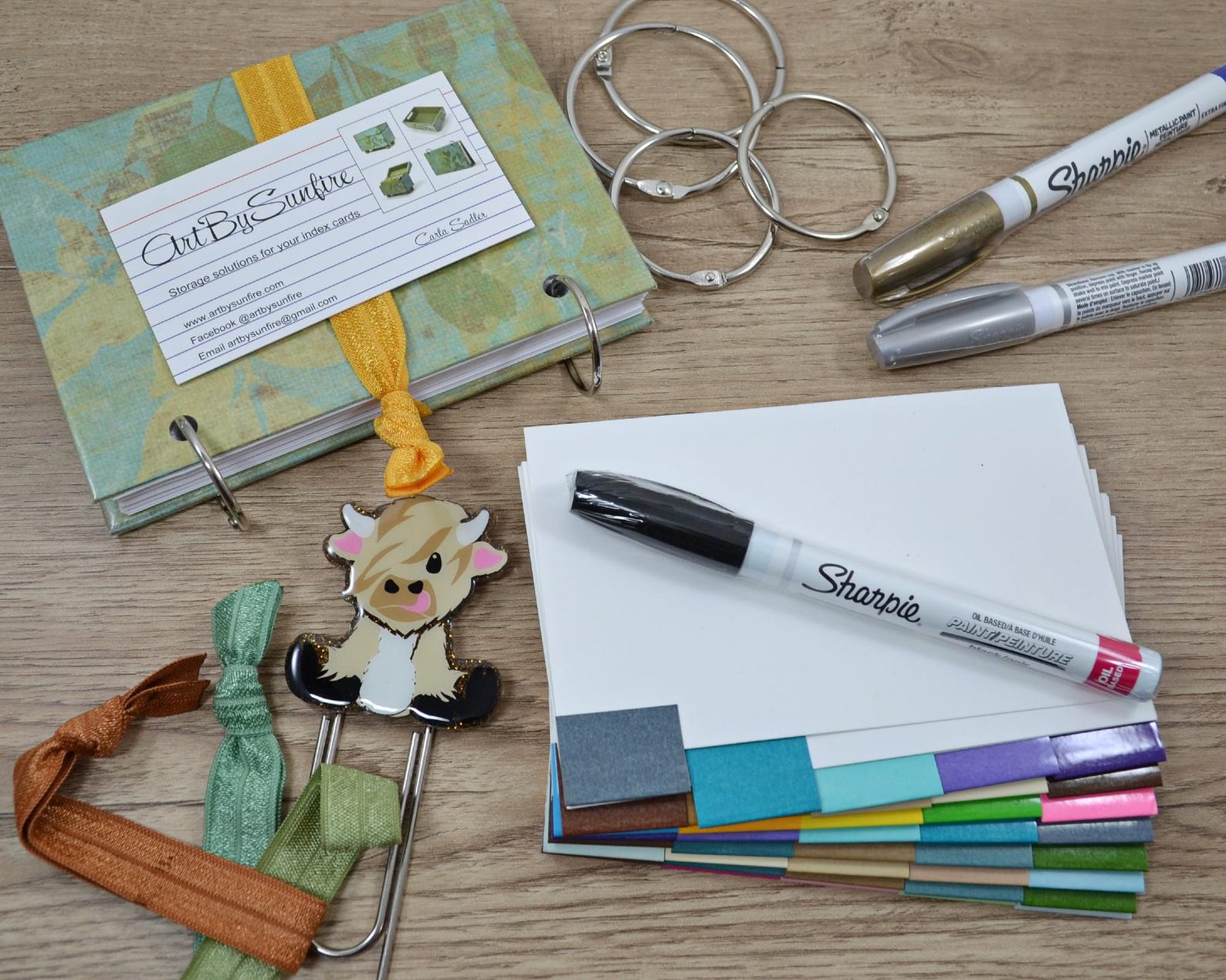 Dog Paw Prints, Index Card Binder, New Puppy Owner Planning Journal ...