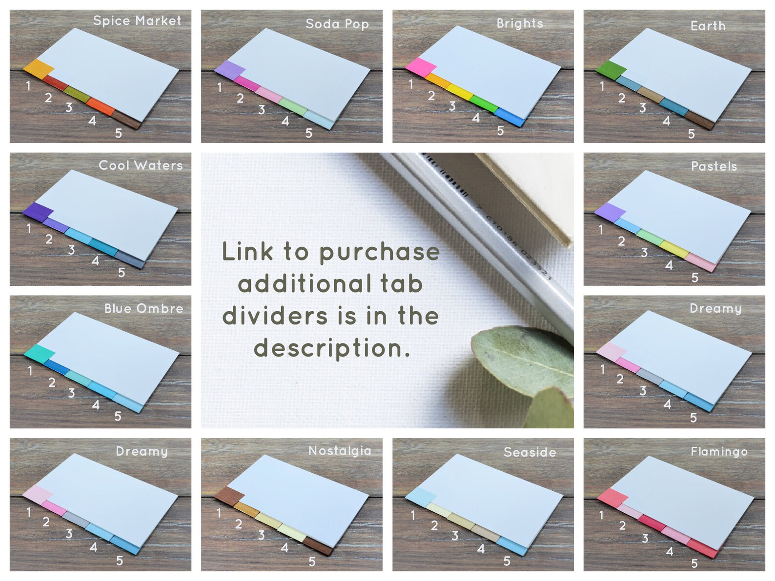 Index Card Laminated Binder Journal Recipe Holder Blank Tab - Etsy