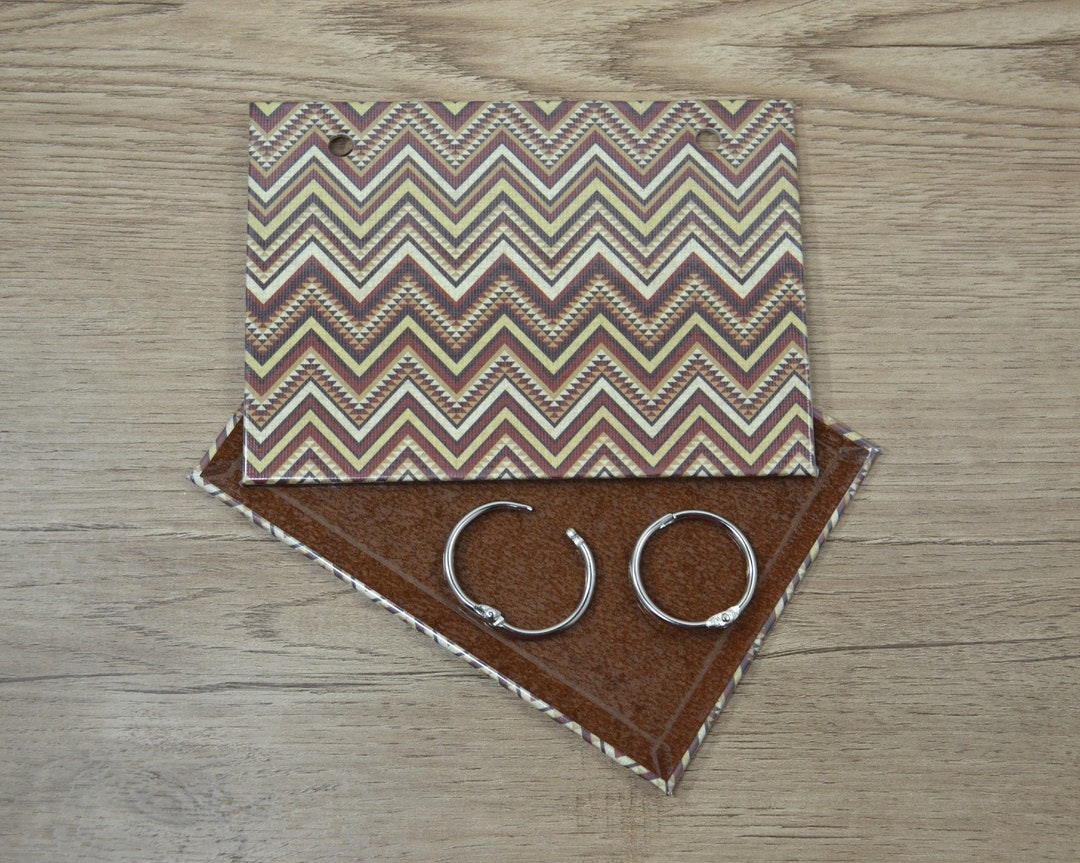 Index Card Binder Cover and Binder Rings ONLY Purple Paisley - Etsy