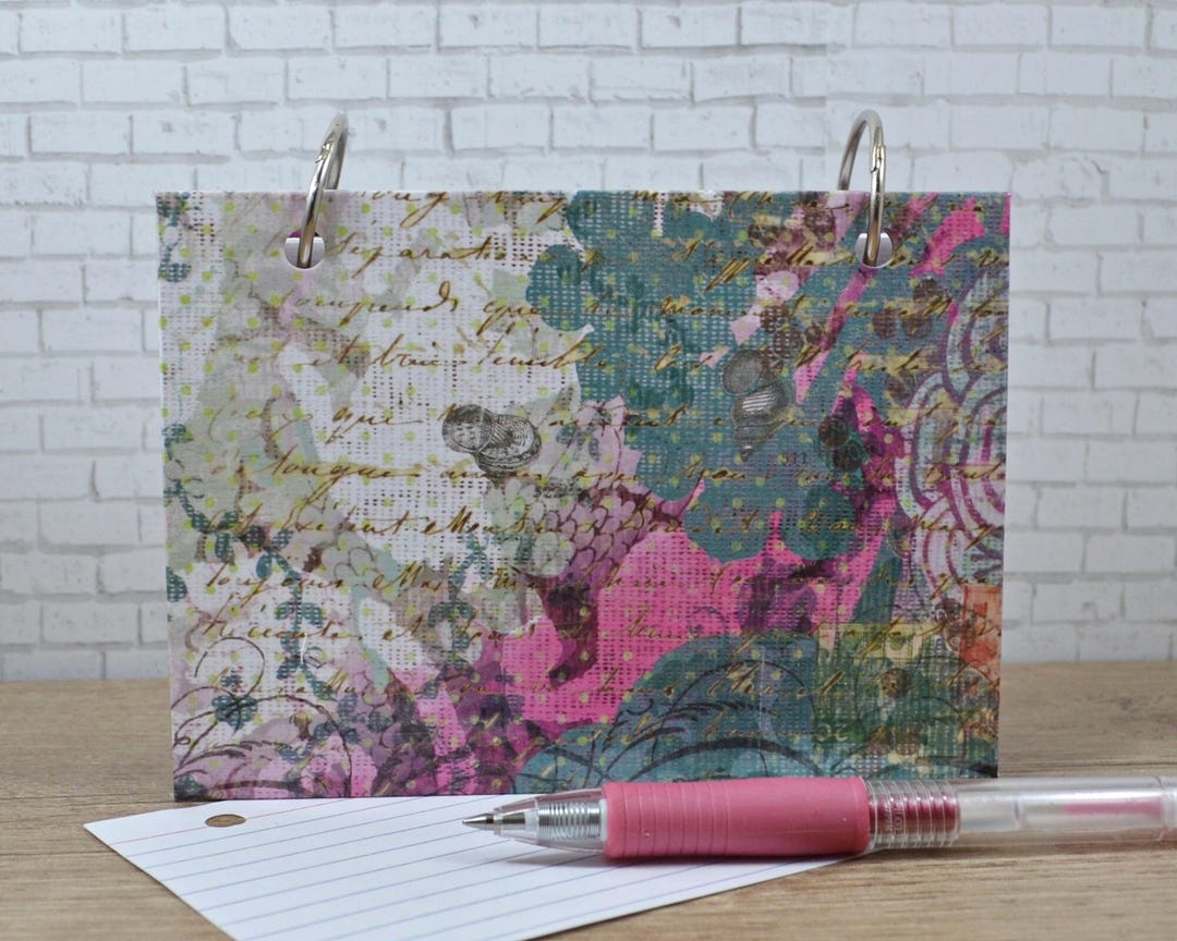 Index Card Laminated Binder, Journal, Recipe Holder, Blank Tab Dividers ...