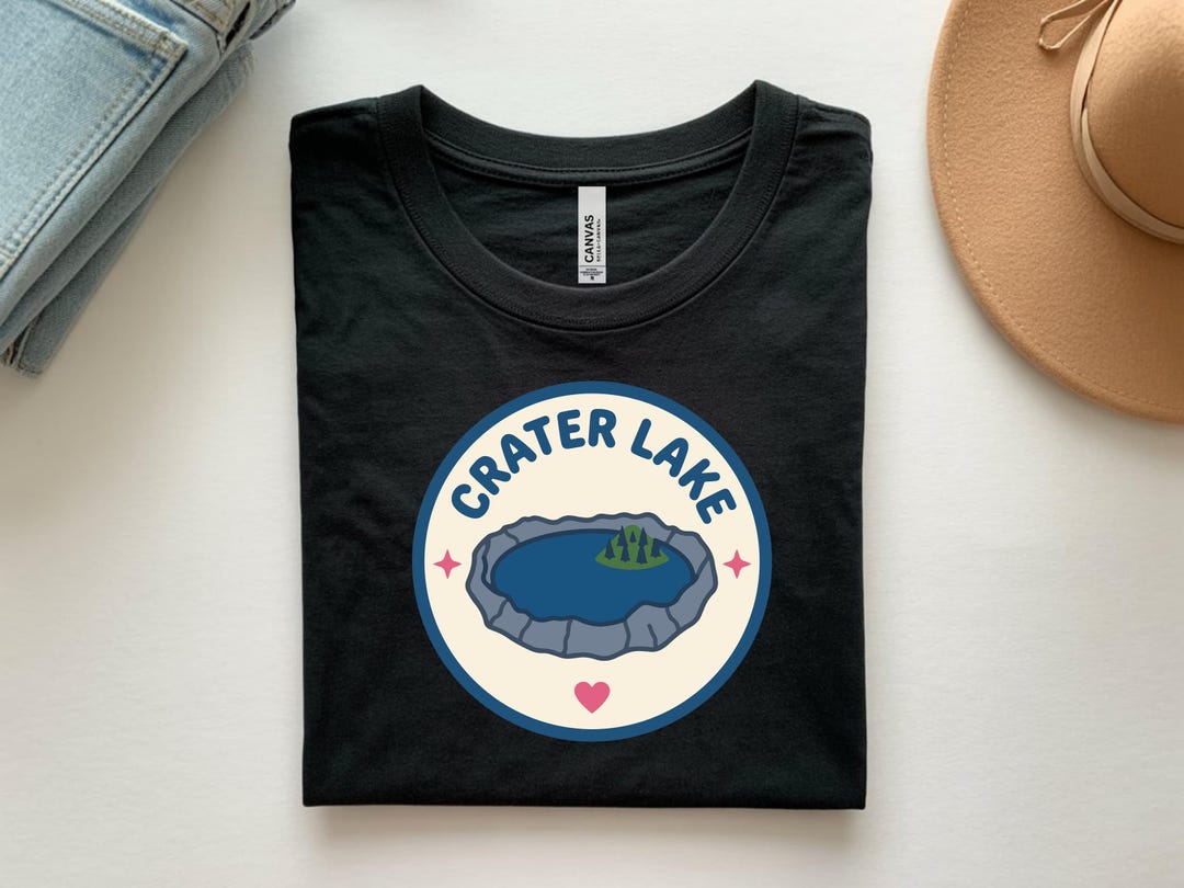 Crater Lake National Park T-shirt, Oregon Hiking Adventure Tee - Etsy